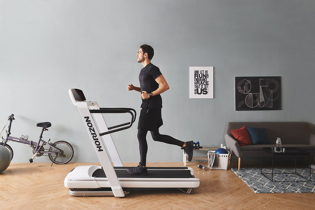 Horizon Omega Z Treadmill (White) – Johnson Fitness Australia