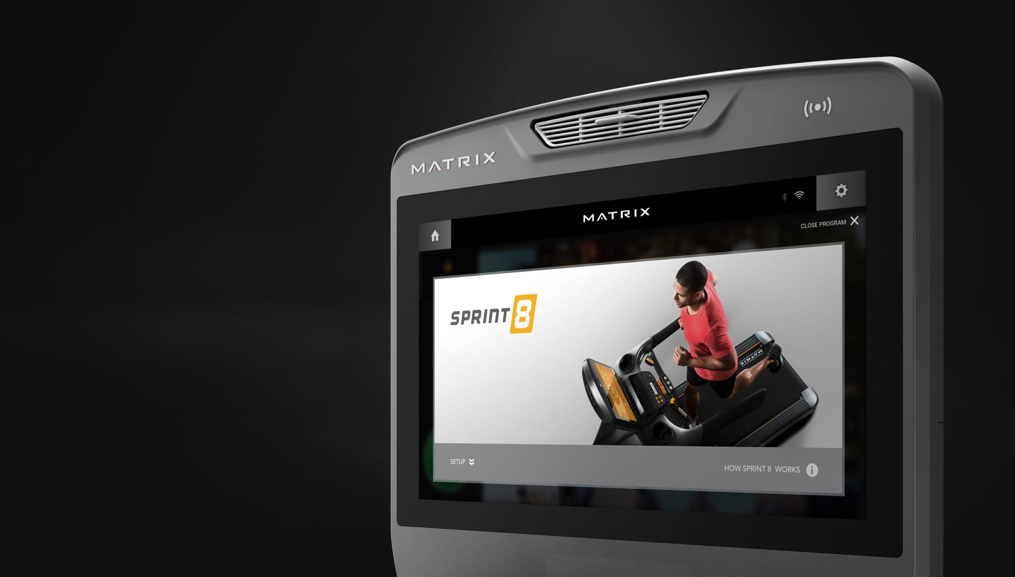 Matrix Lifestyle Upright Cycle With Touch Console – Johnson Fitness ...