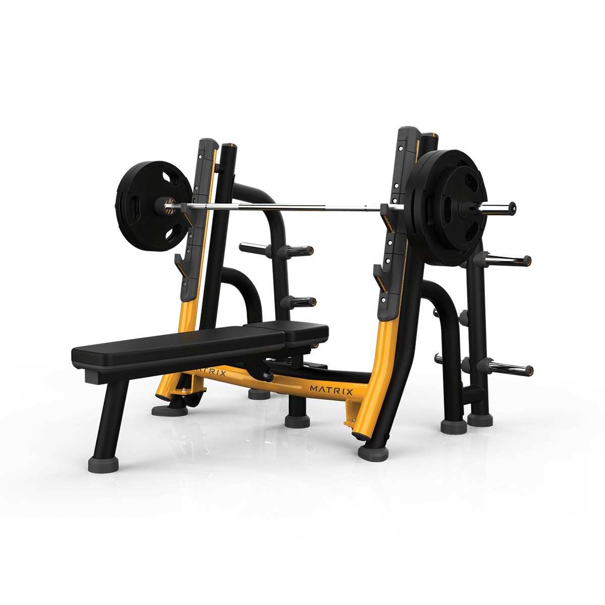 Matrix Magnum Breaker Olympic Flat Bench – Johnson Fitness Australia
