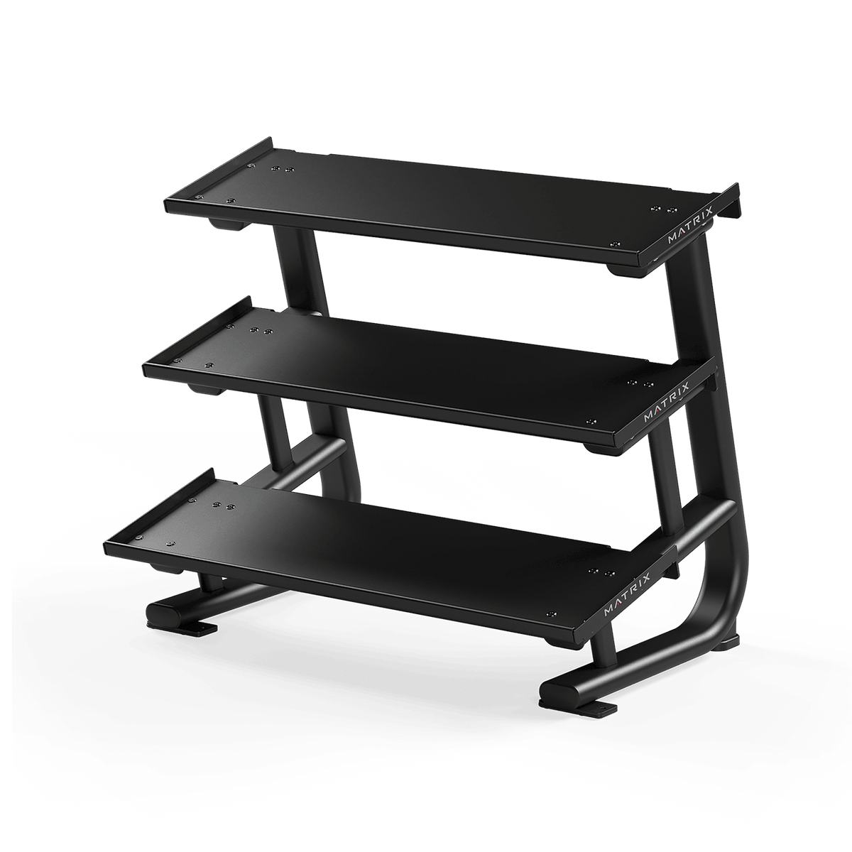 Matrix Magnum Studio Flat-Tray Dumbbell Rack – Johnson Fitness Australia