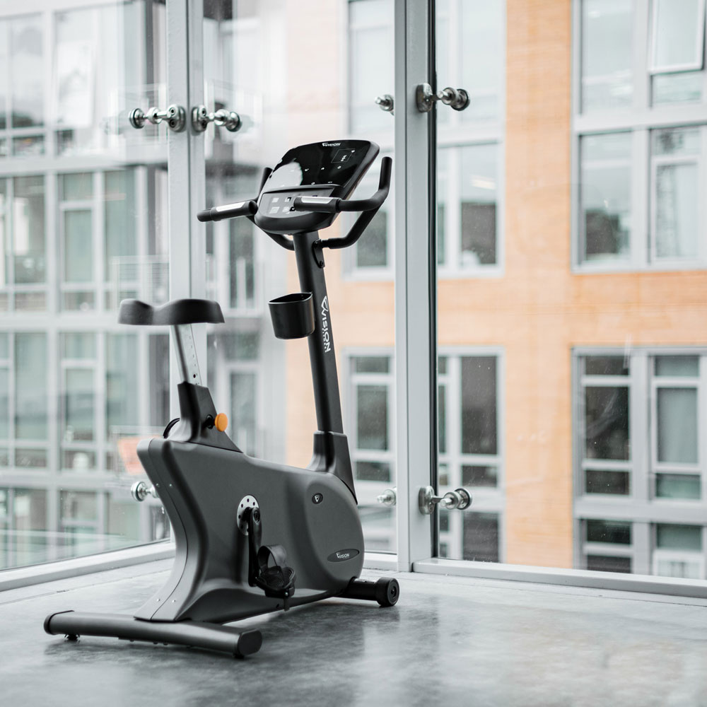 Vision U60 Upright Bike – Johnson Fitness Australia